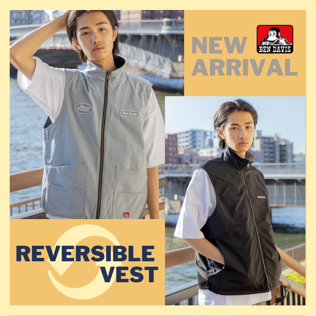 【NEW ARRIVAL】BEN DAVISのリバーシブルベストが登場！ – NAVAL Online Store