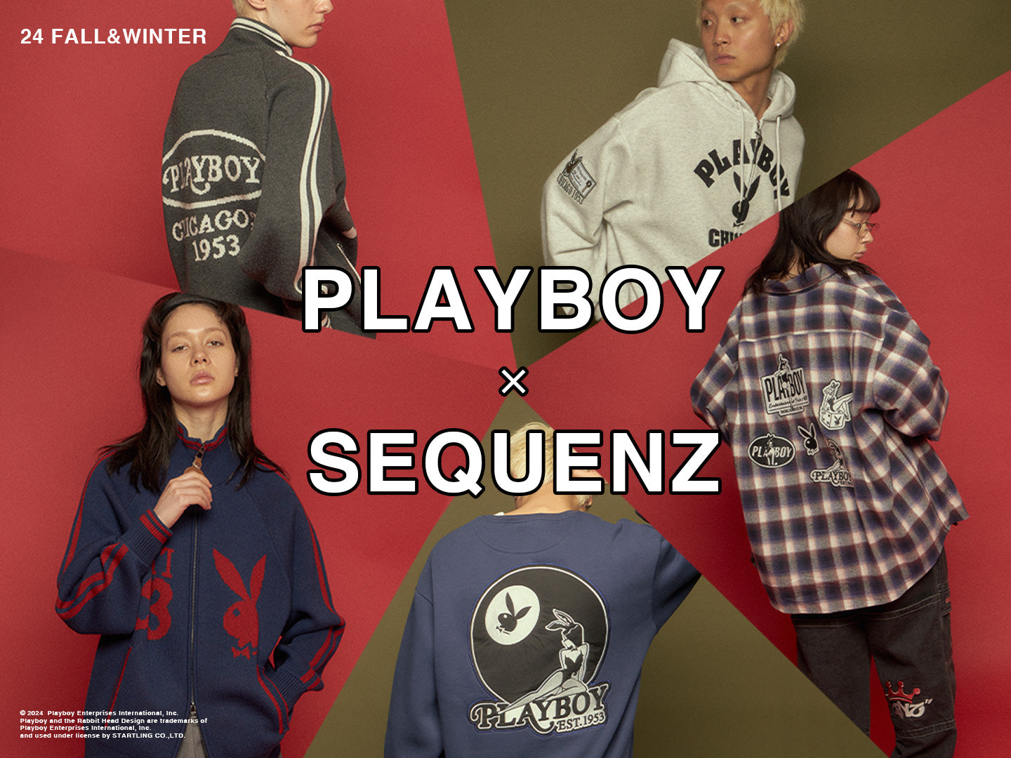 「PLAYBOY」×「SEQUENZ」秋冬新作コラボアイテム！★ – NAVAL Online Store